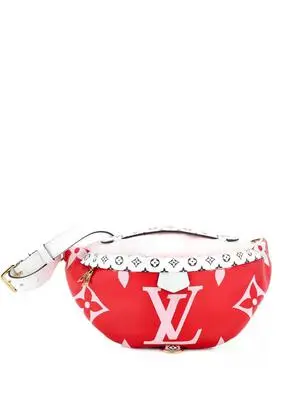 LOUIS VUITTON Bum Bag Limited Edition Colored Monogram Giant - Pink