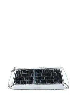 Givenchy Voyou Embossed Clutch Bag - Silver