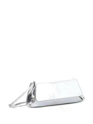 Givenchy Voyou Embossed Clutch Bag - Silver