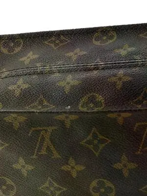 LOUIS VUITTON Vintage Sac Plat Monogram Tote Bag - Brown