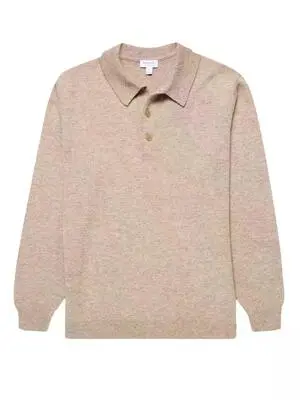 Sunspel Long-sleeve Polo Shirt