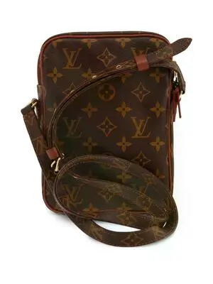 LOUIS VUITTON 1990's X Comme Des Garçons Marceau Monogram Crossbody Bag - Brown