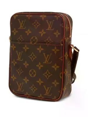 LOUIS VUITTON 1990's X Comme Des Garçons Marceau Monogram Crossbody Bag - Brown