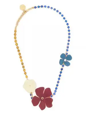 Marni Flower Detail Necklace - Gold