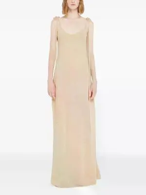 Alanui Tie-strap Maxi Dress