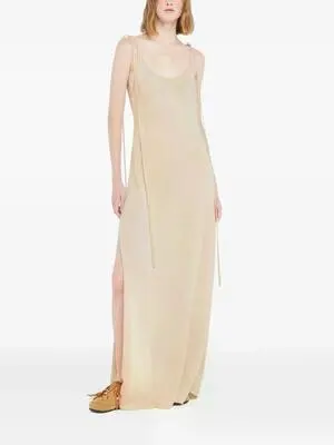 Alanui Tie-strap Maxi Dress