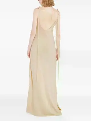 Alanui Tie-strap Maxi Dress