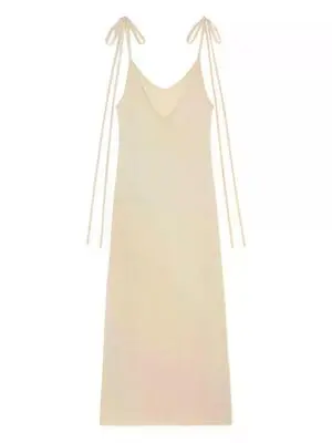 Alanui Tie-strap Maxi Dress