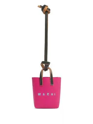 Marni Stitching Printed Bag Charm