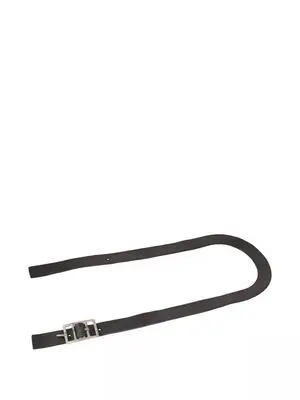 CAROL CHRISTIAN POELL Tanned Buckle Belt - Black