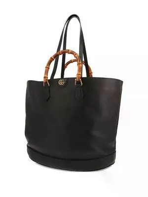 Gucci 2020's Bamboo-handle Leather Tote Bag