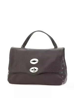 ZANELLATO Small Postina Tote Bag With Studs - Brown