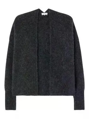 American Vintage East Ribbed-knit Cardigan - Grey