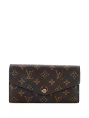 LOUIS VUITTON Sarah Wallet Nm Monogram Canvas Small Wallets - Brown