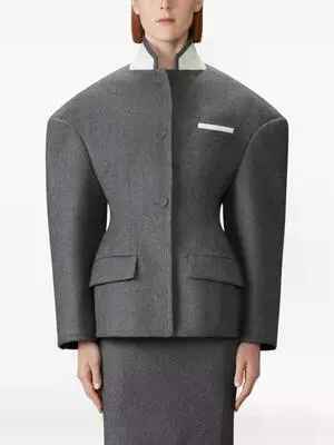 Thom Browne Wool Flannel Jacket - Grey