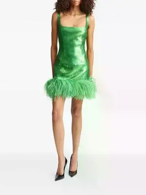 16Arlington Sior Sequin Feather Dress