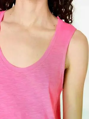 American Vintage Scoop-neck Tank Top - Pink