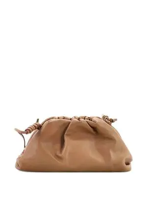 Bottega Veneta The Pouch Leather Mini Crossbody Bag - Brown
