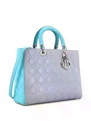 Dior Lady Large Satchel Cannage Quilt Lambskin