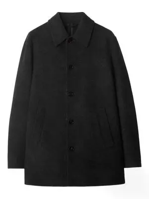 Burberry Button-fastening Coat - Grey
