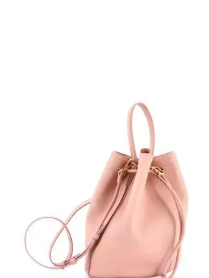 Burberry Tb Drawstring Small Bucket Bag