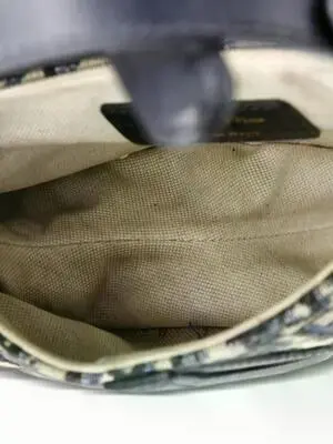 Dior Saddle Handbag Oblique Canvas Mini Shoulder Bag - Blue