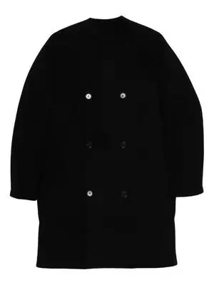 MACRON Karl Collarless Double-breasted Coat