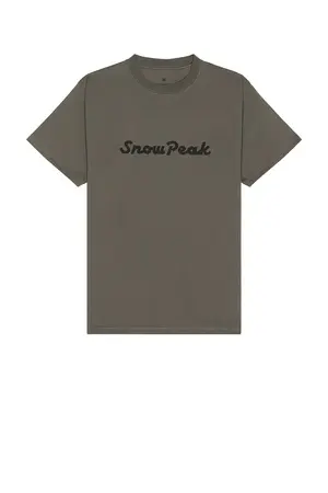 SNOW PEAK Typography T-shirt