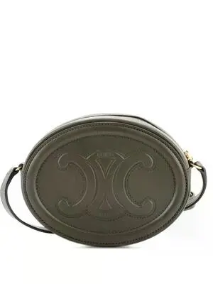 Celine Triomphe Oval Mini Crossbody Bag - Green