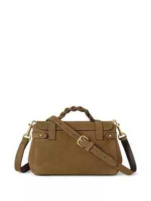 Mulberry Mini Alexa Braided-handle Tote Bag - Brown
