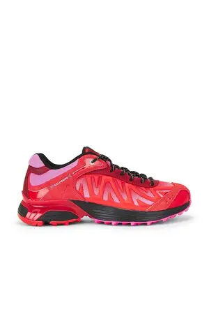 SALOMON X Aries Xt Whisper Sneakers - Fiery Red, Fuchsia Pink, & Black