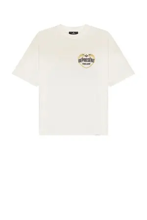 REPRESENT Angel Border Tee In White