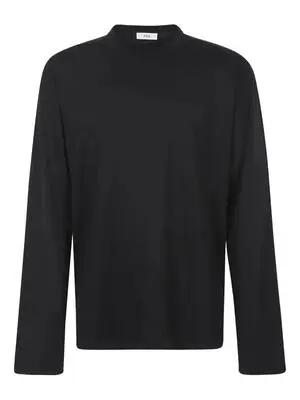 RIER Long Sleeves Roundneck T-shirt - Black
