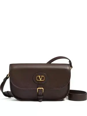 Valentino Garavani Small Antibes Leather Shoulder Bag - Brown