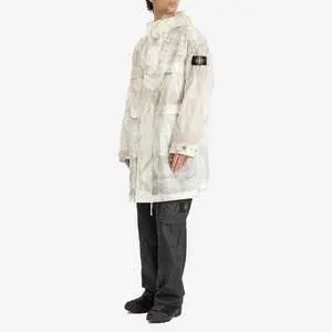 Stone Island Uv-reactive Scan Camo Ripstop Parka Jacket