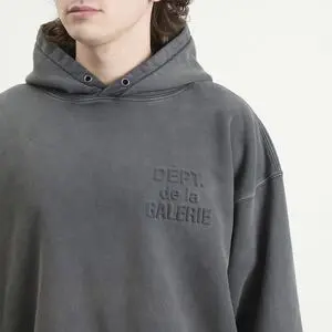 GALLERY DEPT. Embossed Hoodie - Graphite