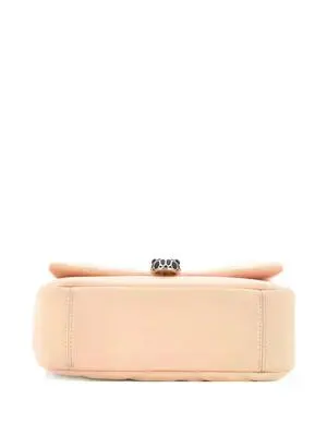 BVLGARI Serpenti Cabochon Diagonal Quilted Leather Small Shoulder Bag - Neutrals