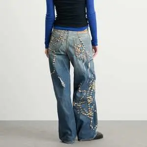 Acne Studios Jewellery Printed Jeans