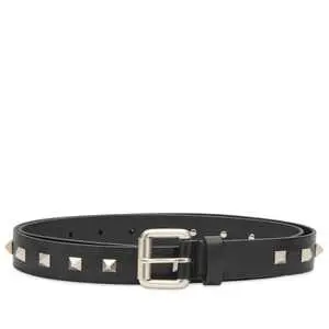 MOLEBO M2451 Leather Belt - Black