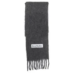 Acne Studios Vally Dip Dye Scarf - Dark Grey