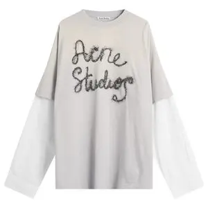 Acne Studios Tinsel Logo Double Sleeve T-shirt
