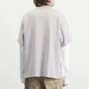 Acne Studios Tinsel Logo Double Sleeve T-shirt
