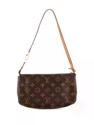 LOUIS VUITTON Pochette Accessoires Nm Monogram Canvas Clutch - Brown