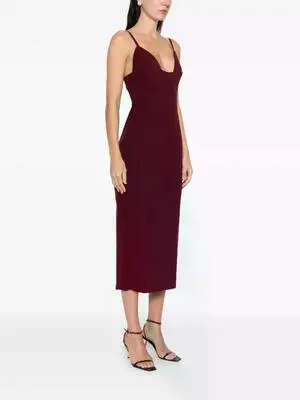 AXEL 113 Tess Spaghetti-strap Midi Dress - Red