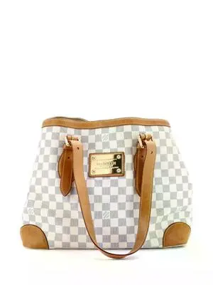 LOUIS VUITTON Hampstead Handbag Damier Mm - White