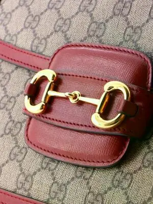 Gucci Horsebit 1955 Gg Coated Canvas Shoulder Bag