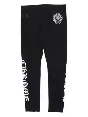 Chrome Hearts Print-detail Horseshoe-motif Leggings - Black