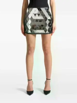 Manière De Voir Mirrored Mini Skirt