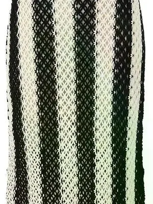 Zimmermann Macramé-fabric Fringed-hem Maxi Skirt