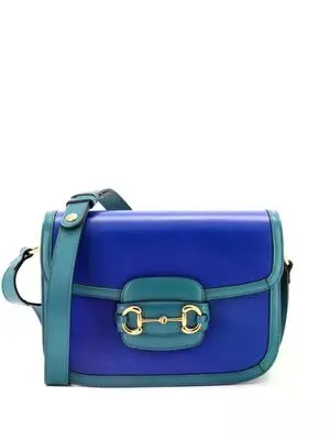 Gucci Horsebit 1955 Small Shoulder Bag - Blue